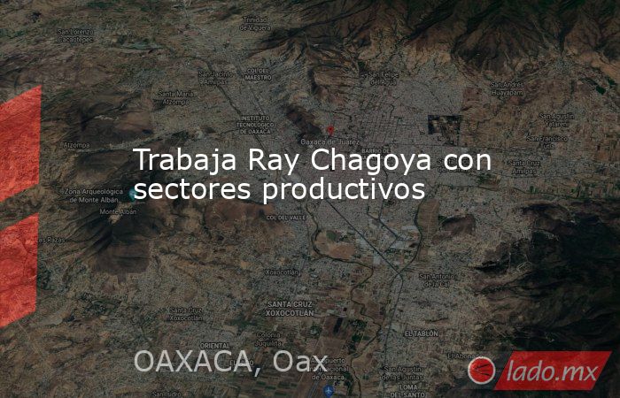 Trabaja Ray Chagoya con sectores productivos - Lado.mx