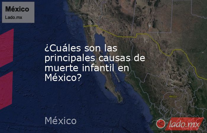 ¿Cuáles son las principales causas de muerte infantil en México? - Lado.mx